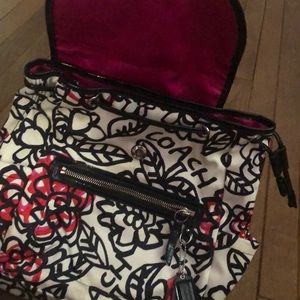 Coach | Bags | Coach Poppy Daisy Floral Graffiti Backpack | Poshmark